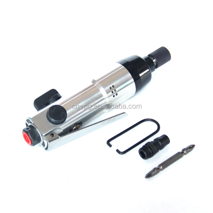 1/4" 90psi Industrial Pneumatic Screwdriver High Torque Straight 5H ...