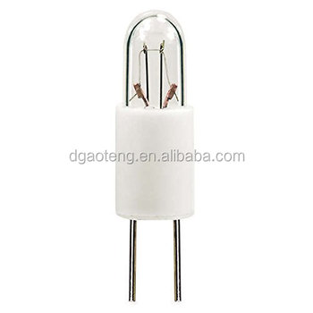 T1 3/4 Midget Flange Bulbs - 10000 Hours Lifespan & Clear Glass