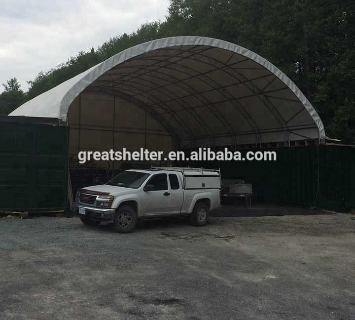 40 Feet Container Canopy Shelter - Durable Outdoor Storage