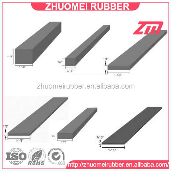 Rubber Setting Blocks for Glass - Shock Absorption Cushion