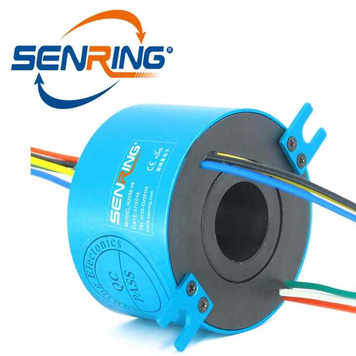 6wires Hallow Shaft Slip Ring Id40mm Od86mm Rotary Unions