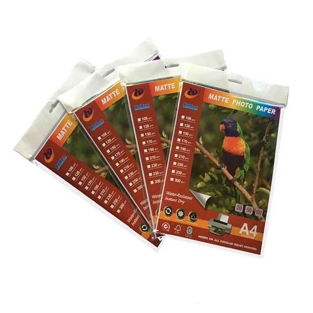 A3/A4 Inkjet Matte Coated Photo Paper 250 Gsm| Alibaba.com