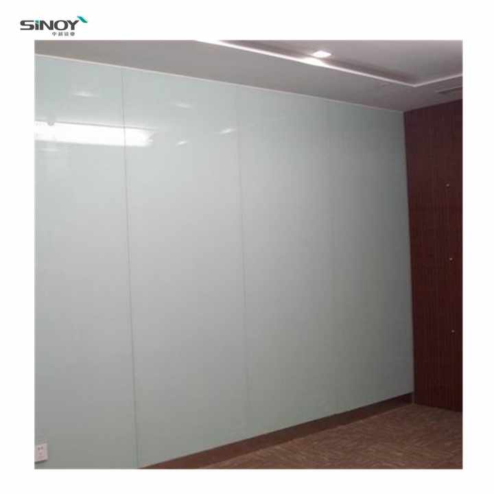 Opaque High White Tempered Frosted Glass Panels by Sinoy