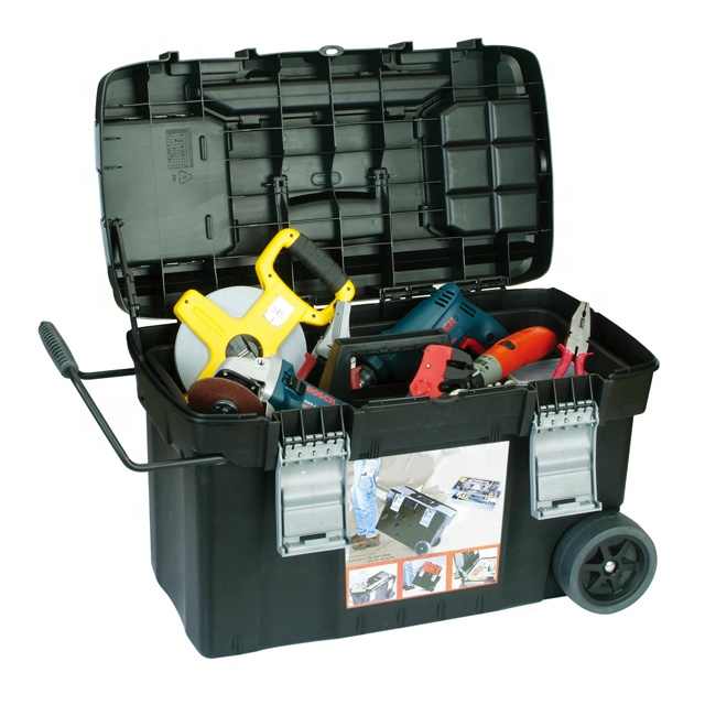 Large Tool Box with Wheels - Professional & Durable Storage