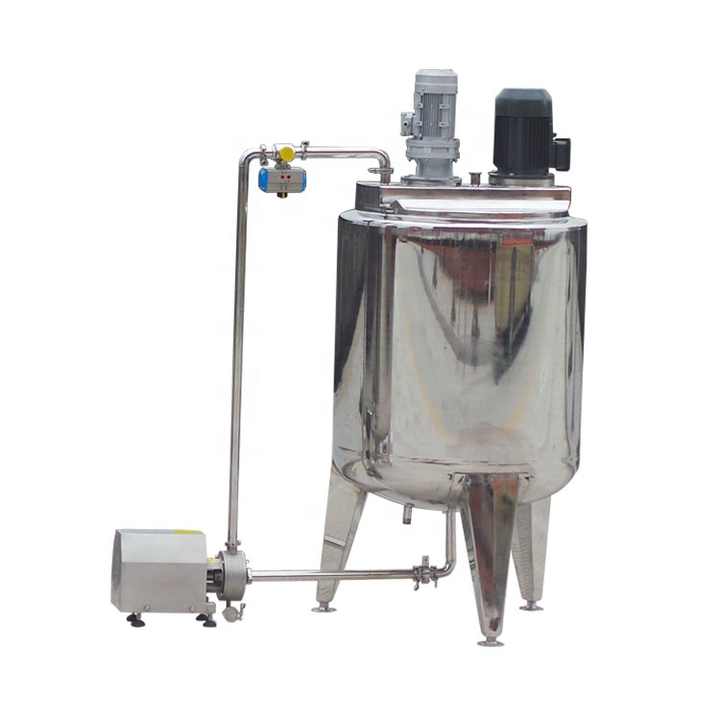 Emulsifier Mixing Tank For Cosmetic Cream Homogenization Emulsifying ...