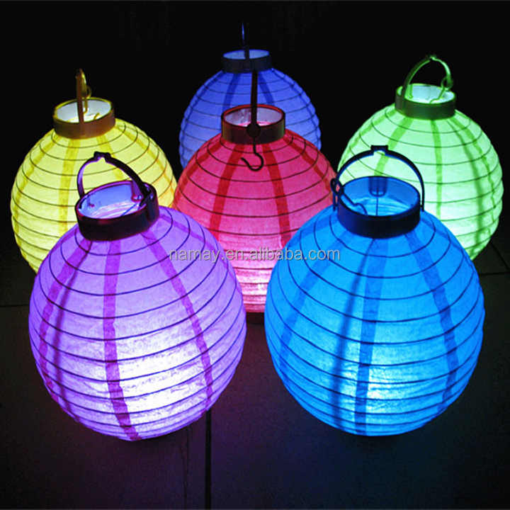 Lighted paper lanterns wholesale store
