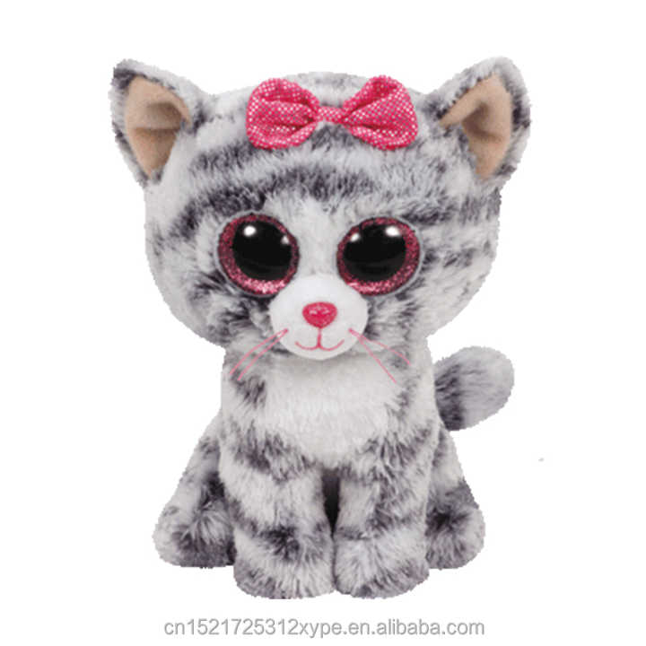 custom big eyes animal small different kinds cat plush toy kitten plushies Alibaba