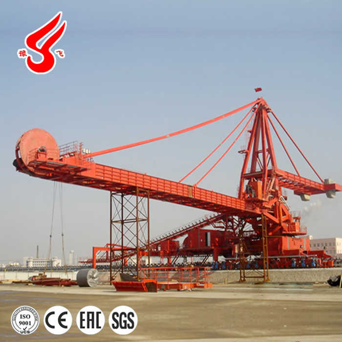 Circular Top-Stacking Side-Reclaiming Bucket Wheel Stacker