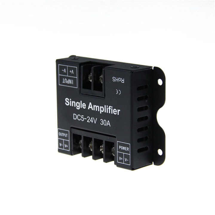 High Speed LED RGB Signal Power Amplifier - 30A LED Strip Light Modules ...