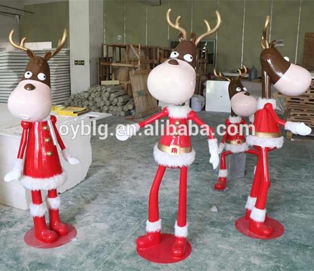 Fiberglass Christmas Elf Statue - Perfect for Outdoor Decor