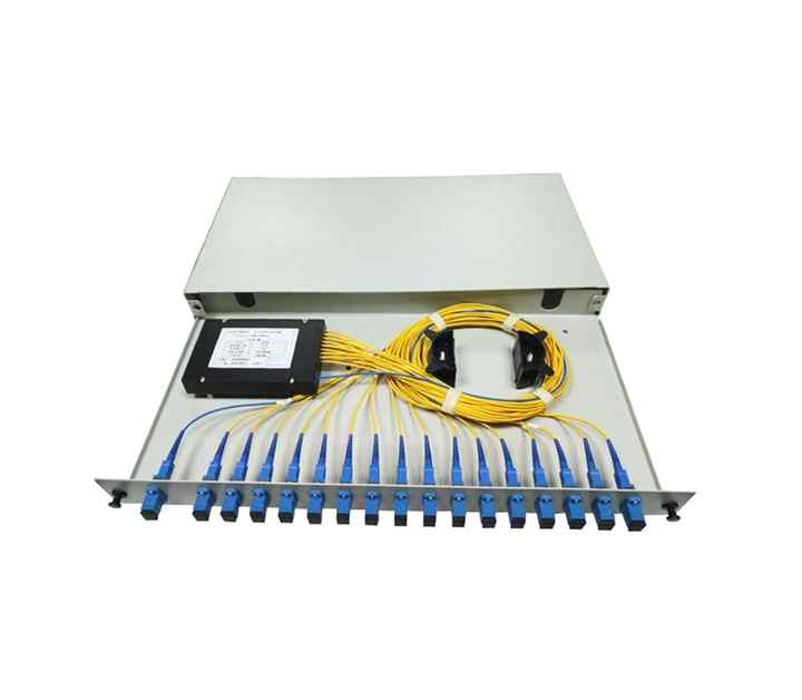 Passive PLC 1X32 SC/APC Singlemode 19 Inch Rack Mounted PLC Splitter ...