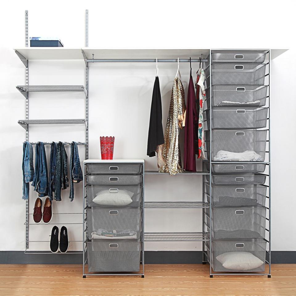 Customizable Metal Closet Shelving - Organize with Ease