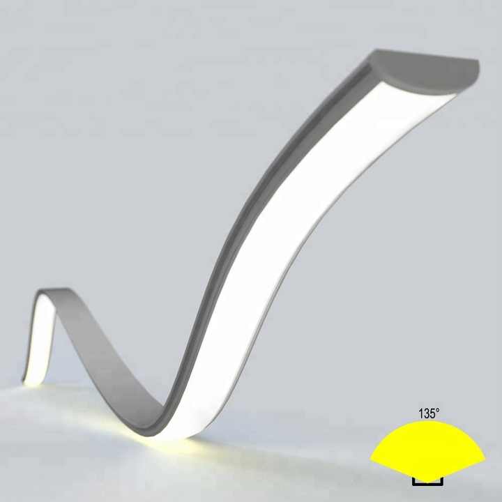 Flexible Bendable Aluminium LED Profile Extrusion