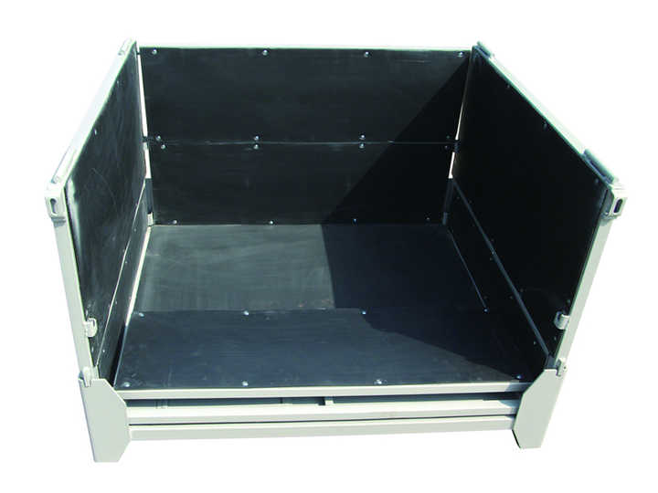Collapsible Steel Box Pallet Container - Heavy Duty & Customizable