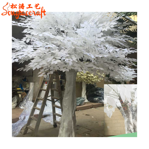 Custom Outdoor Plastic Big Tree House Artificial Tree House For Kids ...