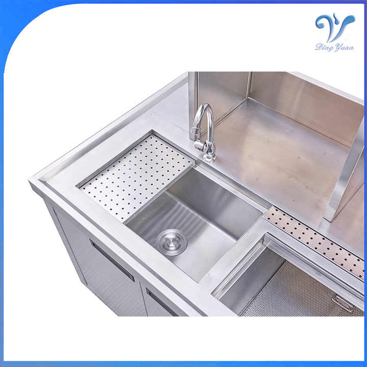 Stainless Steel Bubble Tea Counter - Durable & Versatile