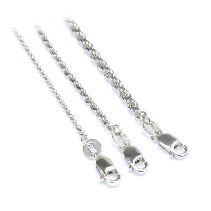 How to Choose the Best Silver Diamond Cut Rope Chain: A Complete Guide