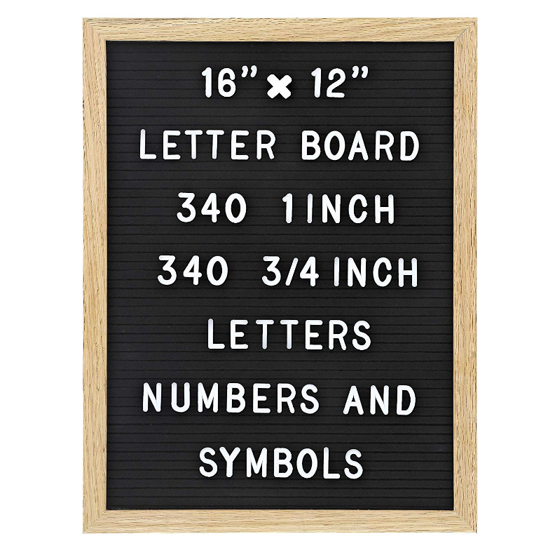 Decorative Changeable Felt Letter Sign Board for Quotes