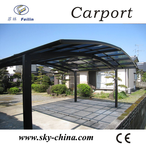 Strong and durable aluminum car parking shade Metal Frame Material and ...