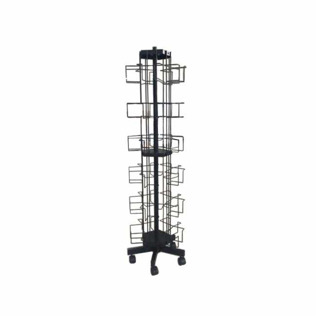 Retail Floor Metal 4 Sided Pocket Napkin Spinner Display - Buy Napkin ...