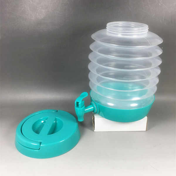 Collapsible Folding Water Dispenser Portable Drinks Container Camping With Tap Foldable ...