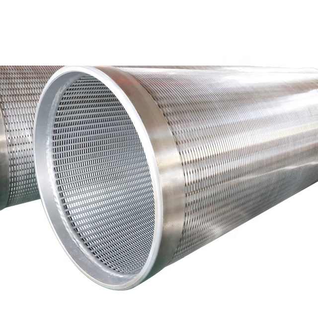 Stainless steel Perforated screen tube for drill deep well for base ...