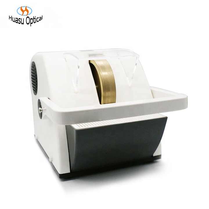 optical lens hand edger manual cutting machine with Drawer water tank ...