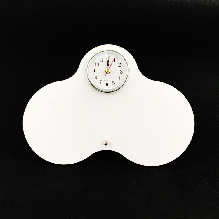 Heat Transfer Wooden Alarm Desk Clock Blank Home Decor Waltchs ...