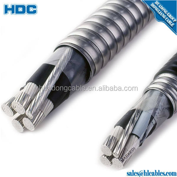 Cable multiconductor armado 1x3C 2/0 + 1x3C 6 AWG, cobre, PVC, EPR 5/8 kV