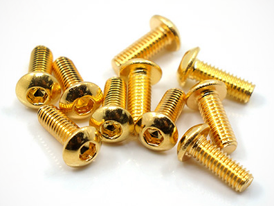 Gold Plated Screws - High Strength Hex Socket Fasteners