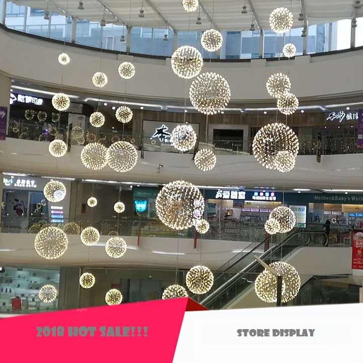 LED Fire Ball Pendent Lamp for Event Weddings Decoration