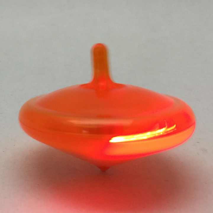 Cheap Promotional Mini Plastic Toy LED Spinning Top