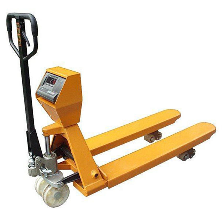Hydraulic Hand Pallet Scale Truck - Hand Operated Forklift with LCD ...