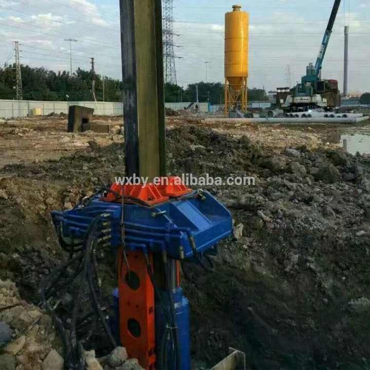 Excavator Attachment - H-Beam Steel Pile Extractor