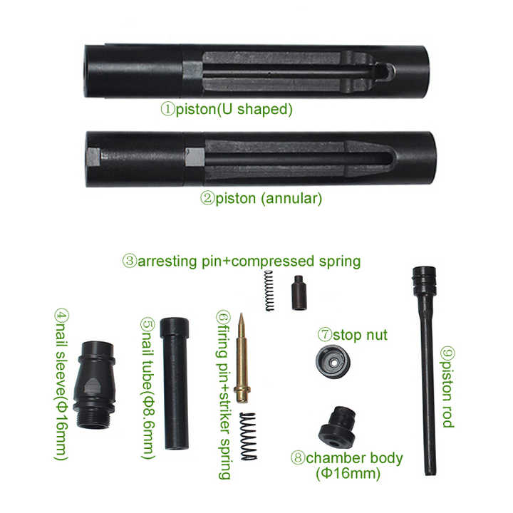 399 Cheap Semi-Automatic Black Nail Gun and Accessory