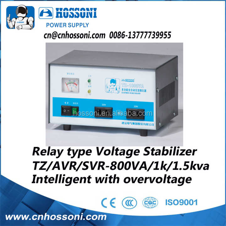 Relay Type Avr Stabilizer,Svr,Intelligent Tz-1000va/1kva 220v With Ce ...