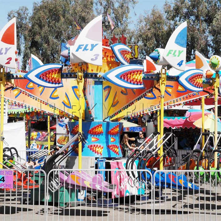 Double Flying Chair Lifting Paratrooper - Fun Amusement Ride