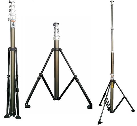 6m 8m 10m 12m 20m Street Telescopic CCTV Aerial PTZ Camera Poles ...