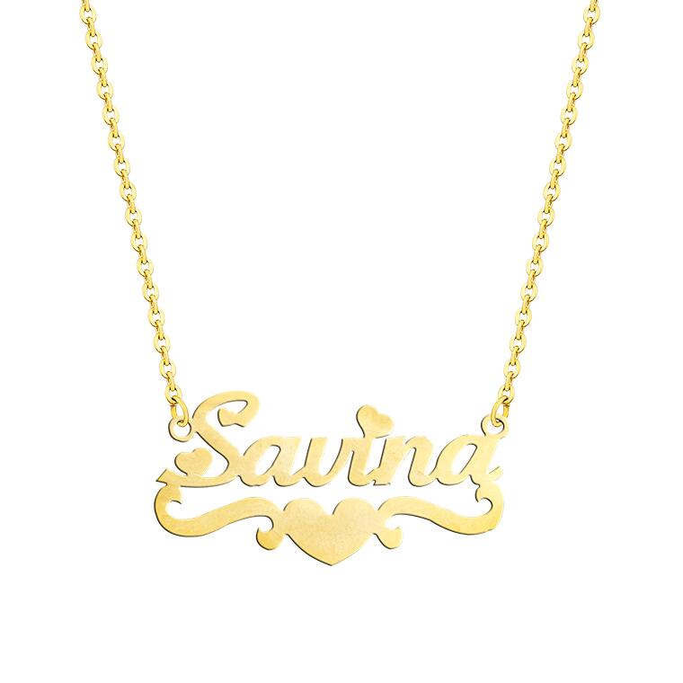 Contoh Liontin Nama - Custom Pendant Necklaces for All