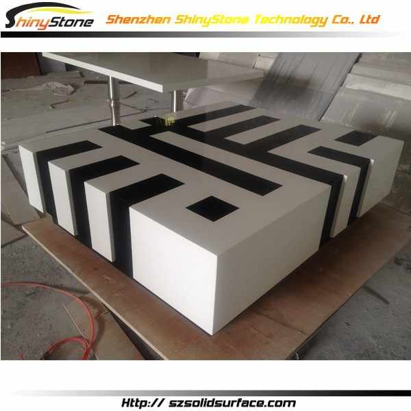 Shop Our Luxurious Zebra Line Solid Surface Krion Coffee Table