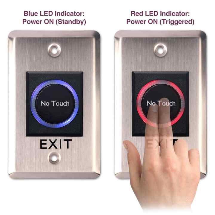 Electric Rex Infrared Sensor Button - Touchless Door Exit