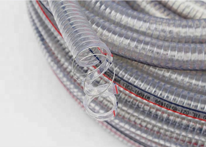 High Quality Flexible Transparent Reinforced Mesh Hose