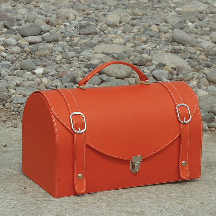 High Quality Cake Leather Gift Box for Wine and Cake or Moon Cake Box ...