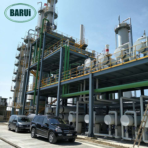 Continuous small scale mini crude oil petroleum refinery for sale ...