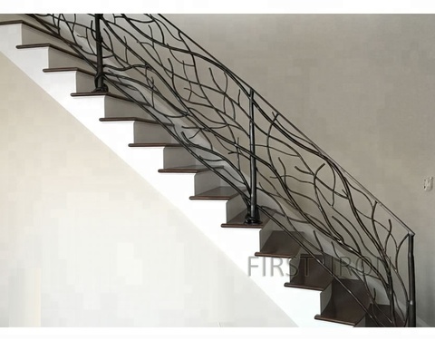 Simple Forged Iron Window Railing Design - Juliette Iron Railings