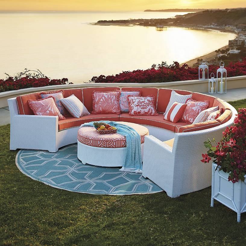 Wholesale curved rattan sofa To Meet Garden Furniture Needs - Alibaba.com