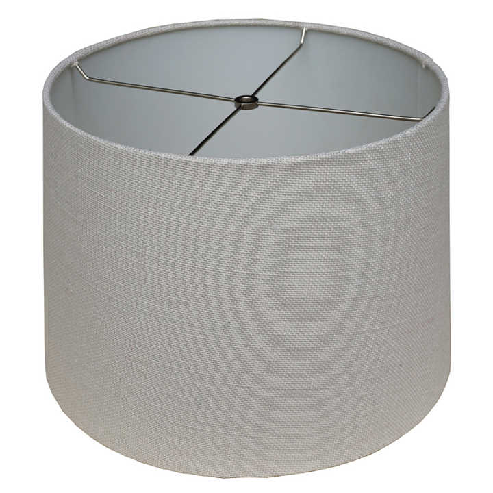 Lampshade Office 18 Drum Large Fabric Extra Light Linen Big Lamp Shade ...