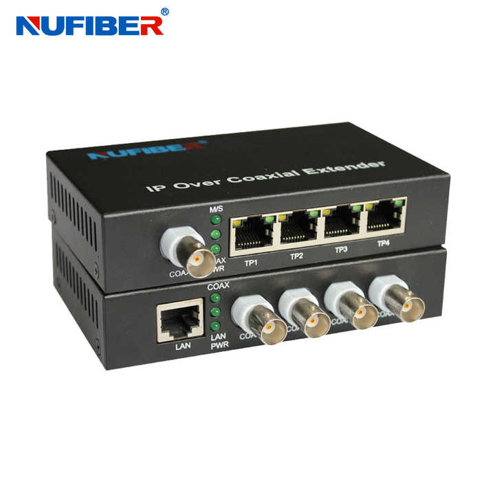 2km Extender Ethernet over Coax BNC CCTV to IP Camera Converter