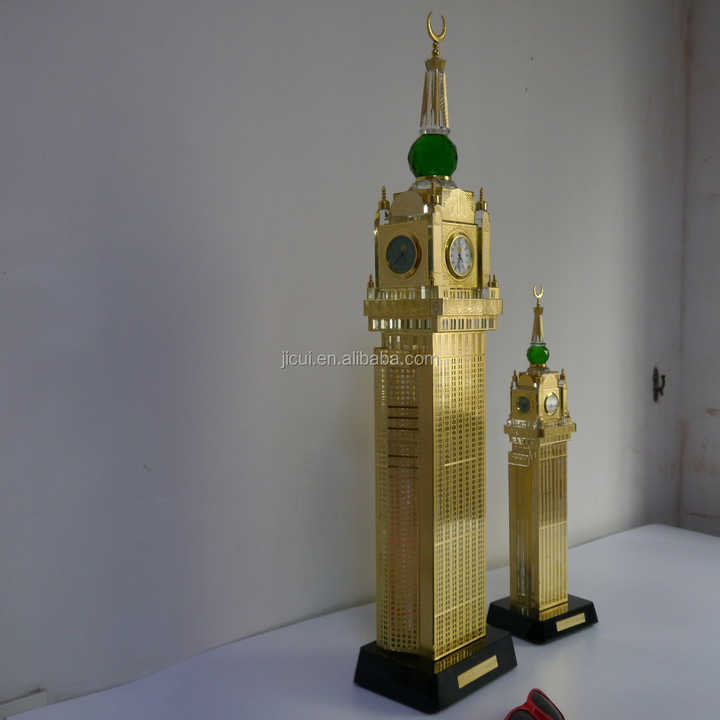 Masjid Model Crystal Mecca Decoration Allah - Souvenir
