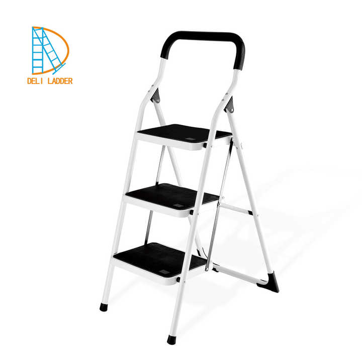 Steel Step Ladder - Durable, Foldable, and Safe